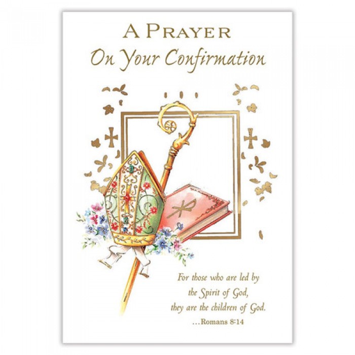 Gifts : A Prayer On Your Confirmation Card