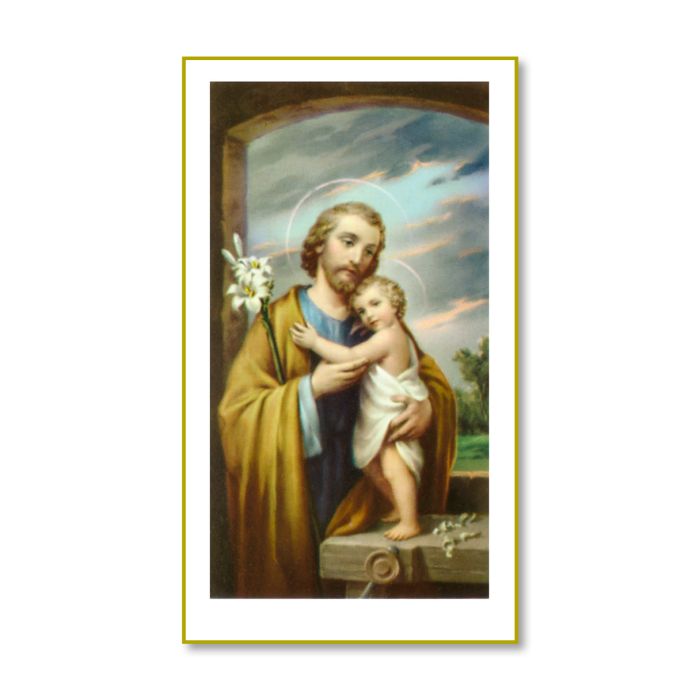 Prayer Cards, Holy Cards : St Joseph Holy Card